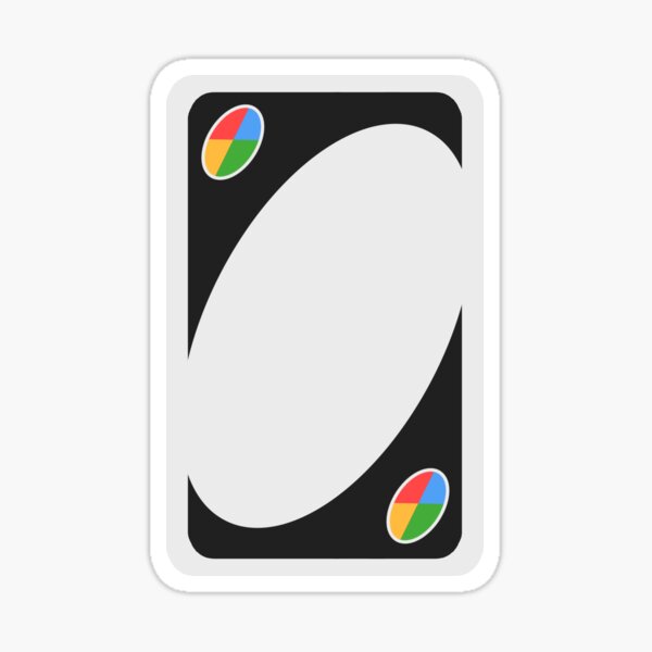 "Customizable Uno Card Meme " Sticker for Sale by Goath | Redbubble
