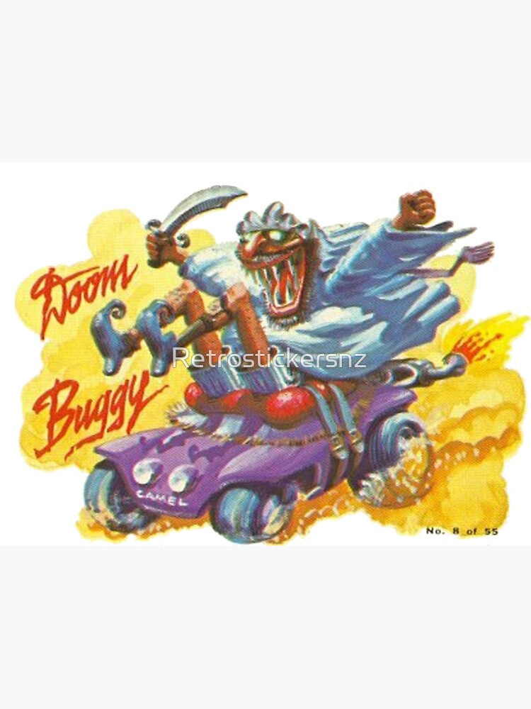 "#8 Doom Buggy, Weird Wheels" Sticker for Sale by Retrostickersnz ...