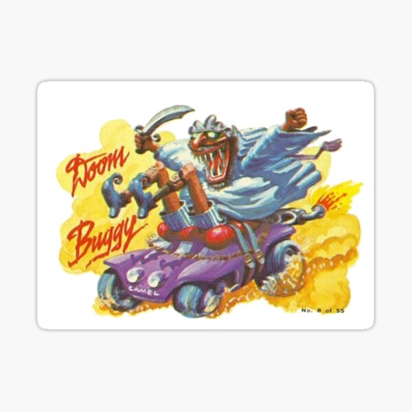 "#8 Doom Buggy, Weird Wheels" Sticker for Sale by Retrostickersnz ...