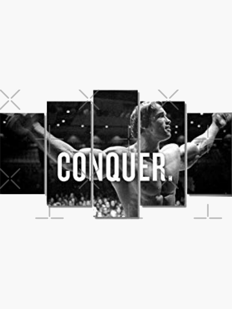 "Conquer" Sticker for Sale by EddarGalery | Redbubble