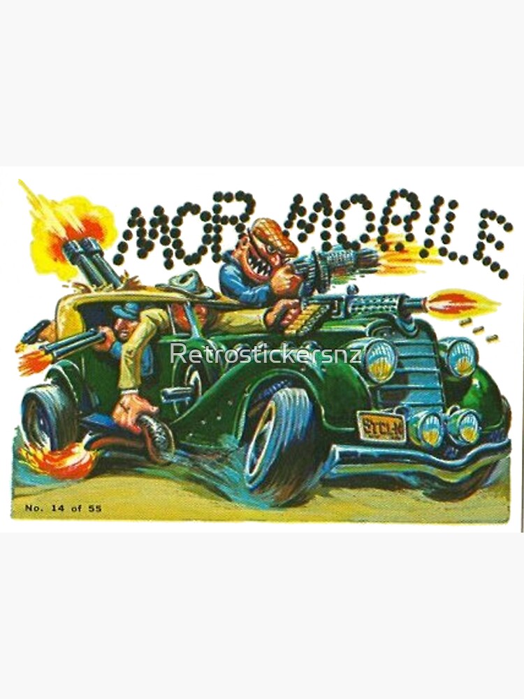 "#14 Mob Mobile, Weird Wheels" Sticker for Sale by Retrostickersnz ...