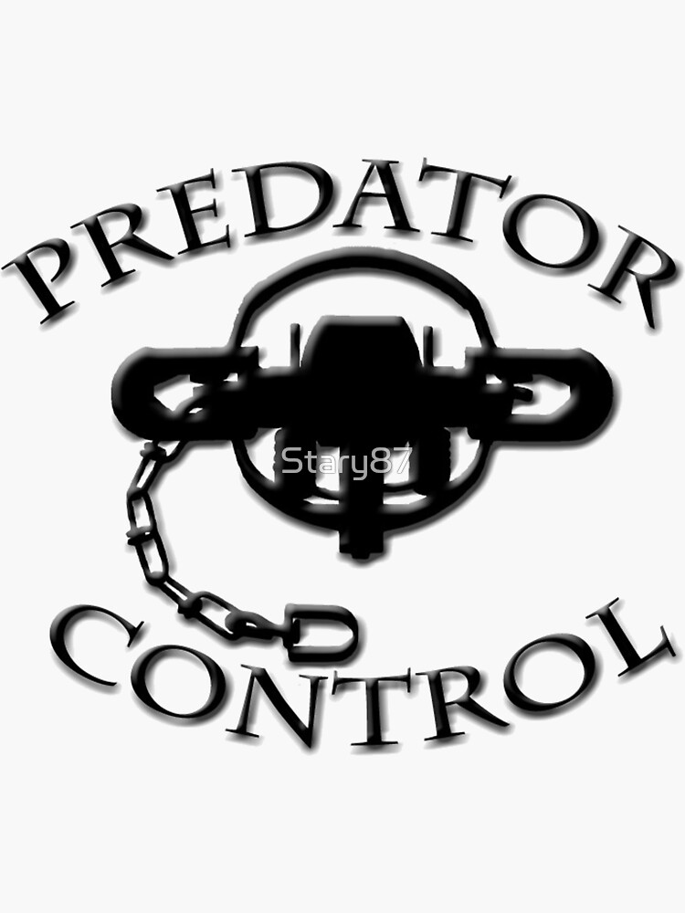 "Predator Control Trapping Shirt" Sticker for Sale by Stary87 | Redbubble