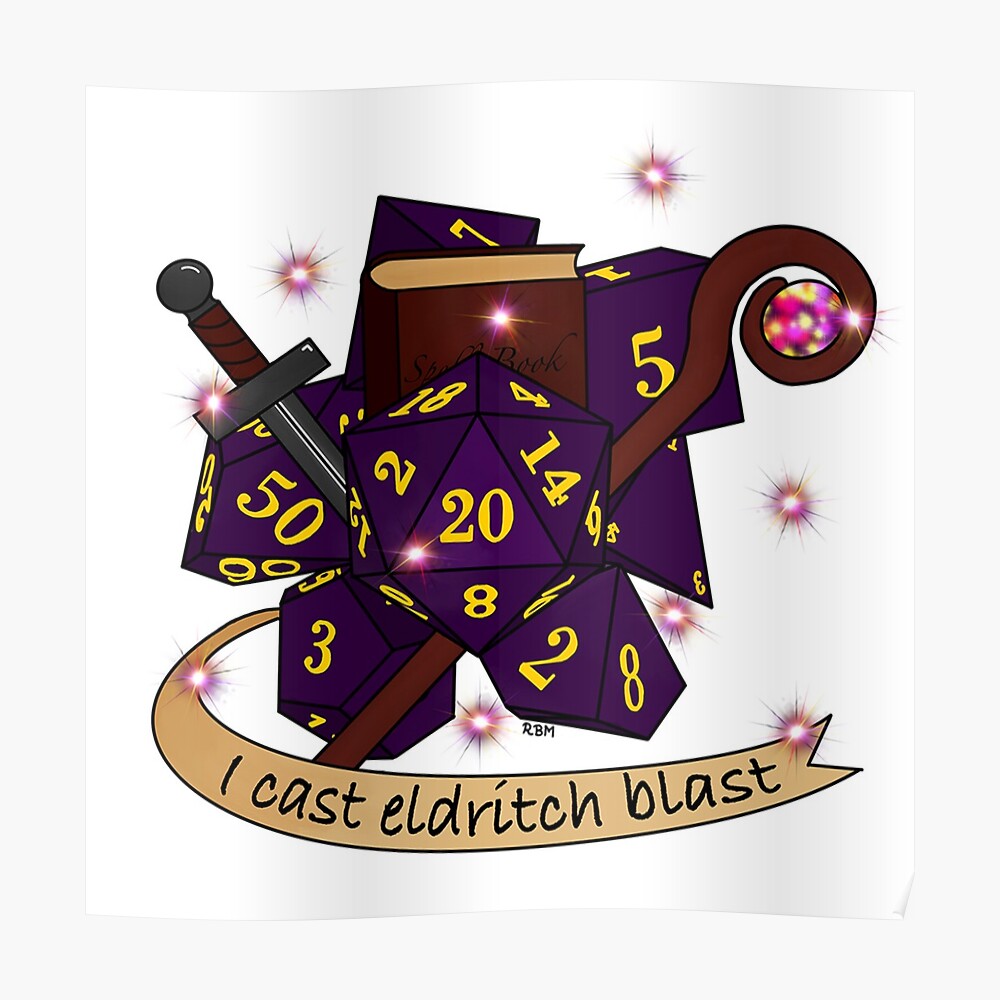 Materials Warlock Class Sticker Warlock D&D Sticker Warlock RPG Sticker ...