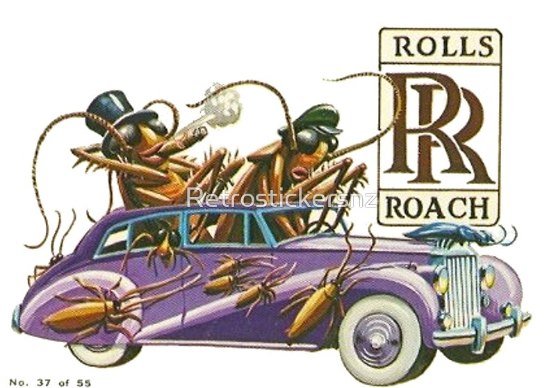 "#37 Rolls Roach, Weird Wheels" by Retrostickersnz | Redbubble