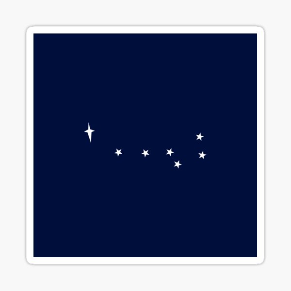 "Big Dipper and North Star" Sticker by SharonArlene | Redbubble