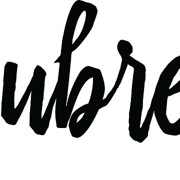 "Aubrey Script Name" Poster for Sale by ProjectX23 | Redbubble