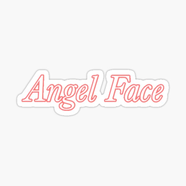 "Angel Face" Sticker for Sale by peachylions | Redbubble