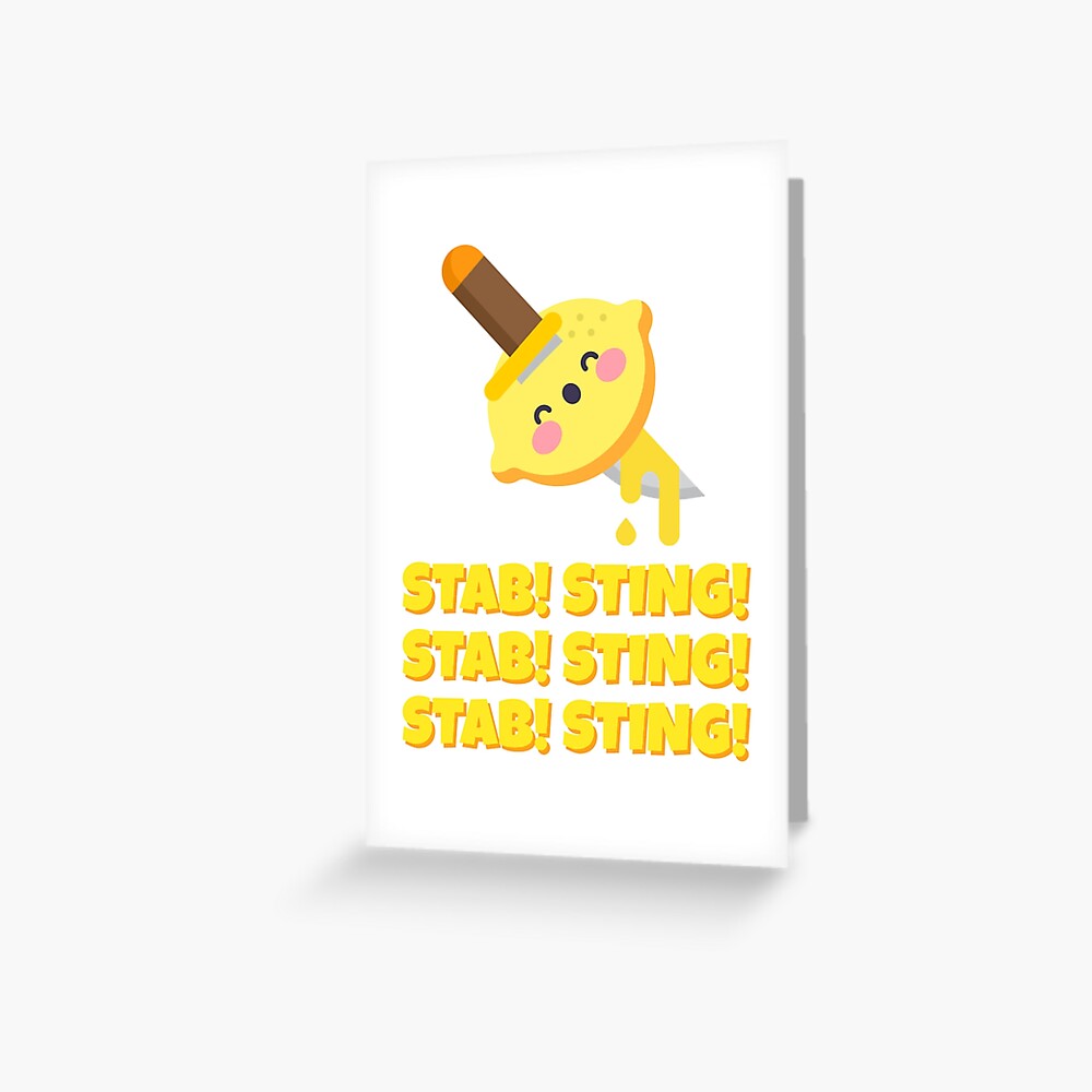 "Stab and Sting! Lemon and Knife Louise Belcher" Greeting Card by ...