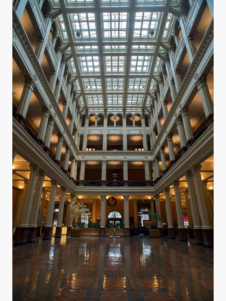 "Musser Cortile at the Landmark Center" Sticker by SolLeonard | Redbubble