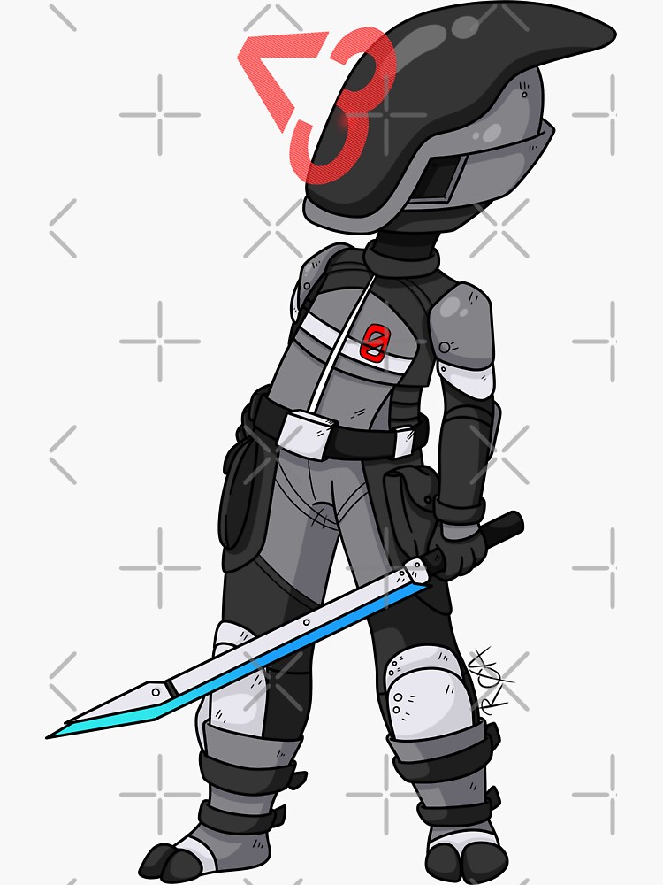 "Borderlands - Zer0" Sticker for Sale by robot0artist | Redbubble