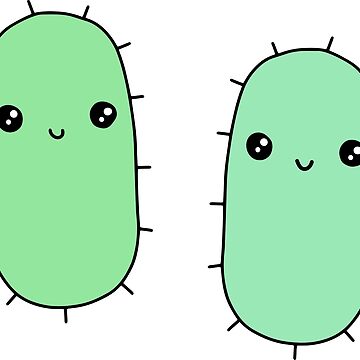 "E. coli bacteria stickers" Sticker for Sale by MheaDesign | Redbubble