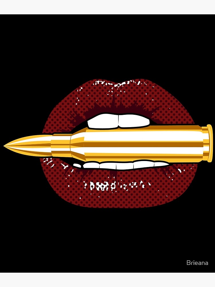 "Bite the Bullet" Art Print for Sale by Brieana | Redbubble