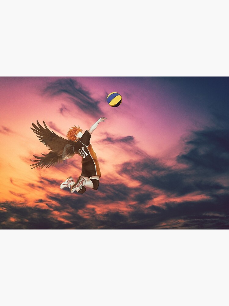 "Hinata Shoyo from Haikyuu! Flying" Art Print for Sale by peclem ...
