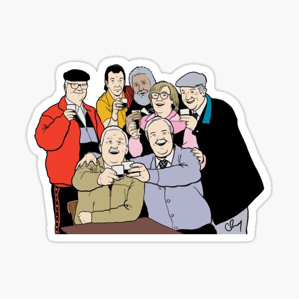 "Still Game (Colour)" Sticker for Sale by littlefence | Redbubble