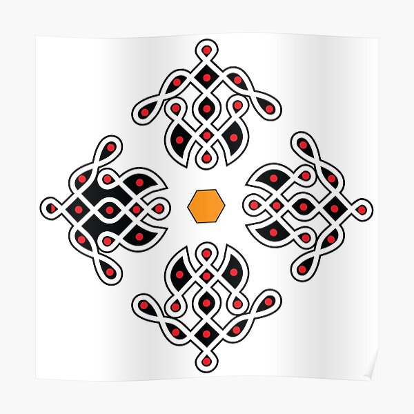 "Line work pattern" Poster for Sale by sambeet | Redbubble