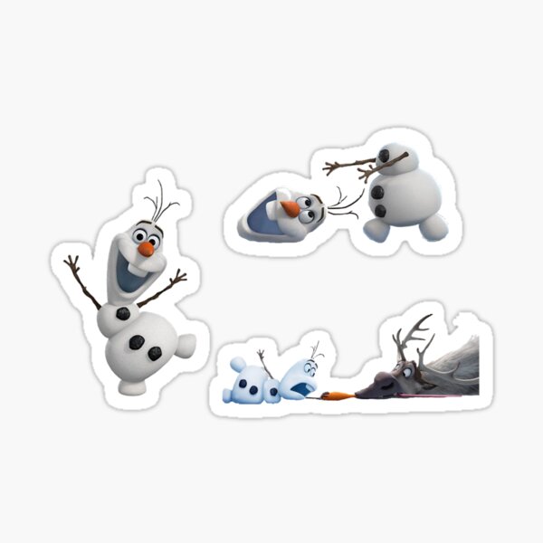 Frozen Olaf Stickers | Redbubble