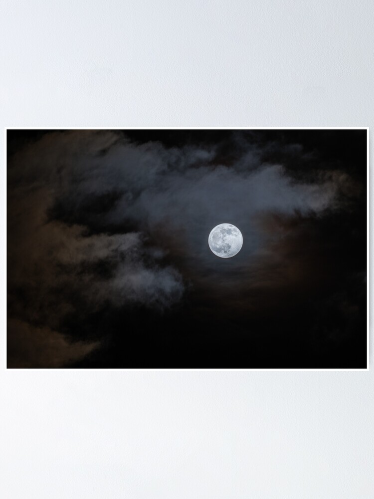 "The Wolf Moon" Poster by bporterphoto | Redbubble