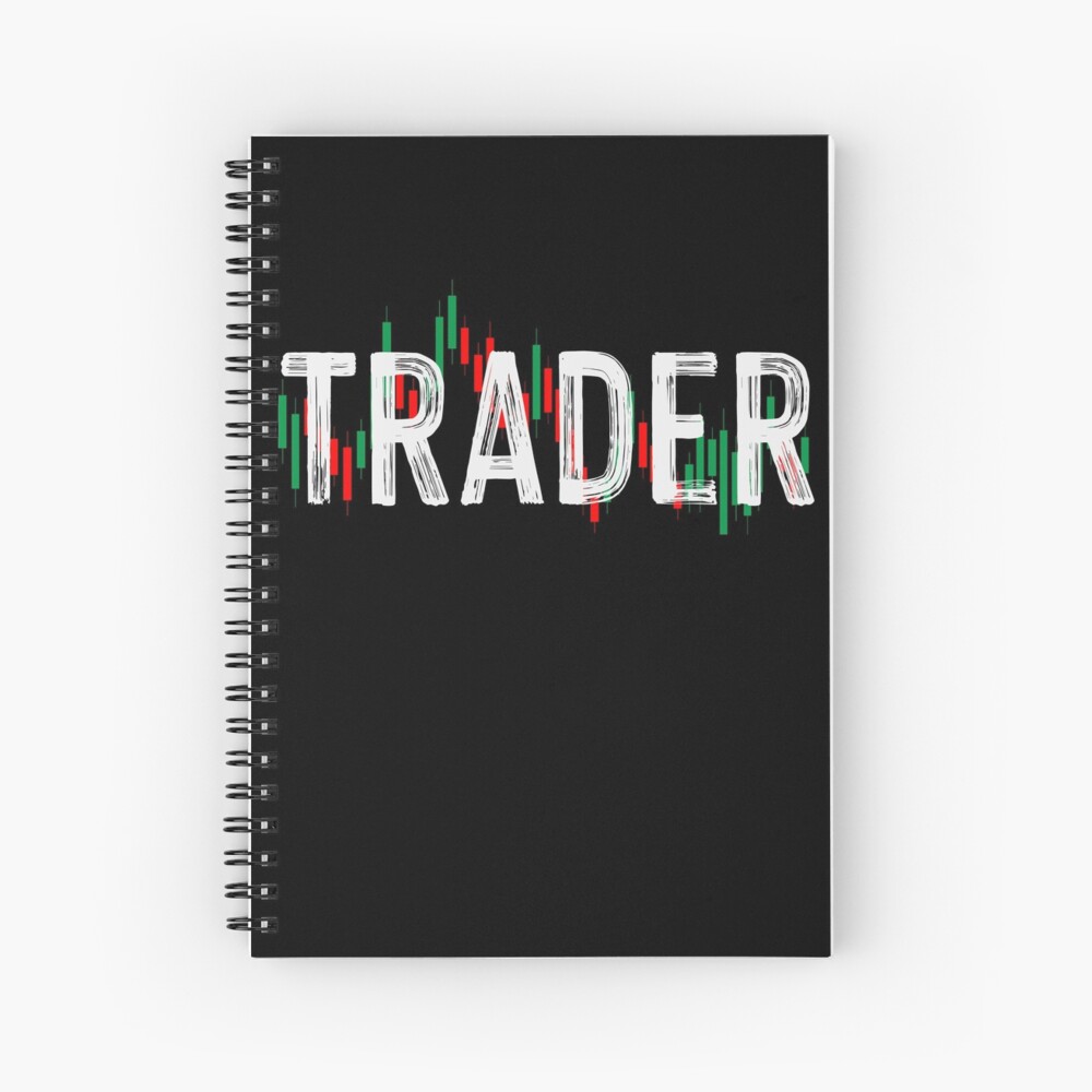 "Trader | Day Trading Daytrader Stock Shares Forex" Spiral Notebook for ...