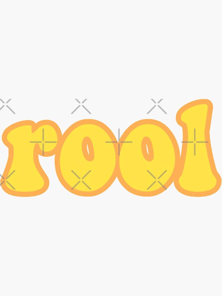 "rool- ruel" Sticker for Sale by ella rose | Redbubble