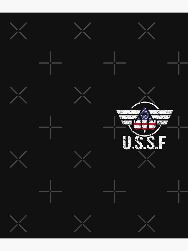 Poster « Impression de Force spatiale. Graphique USSF de style rétro ...