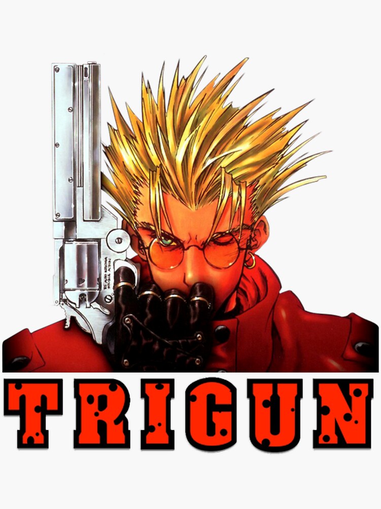 "TRIGUN" Sticker for Sale by TETSUYA-CORP | Redbubble