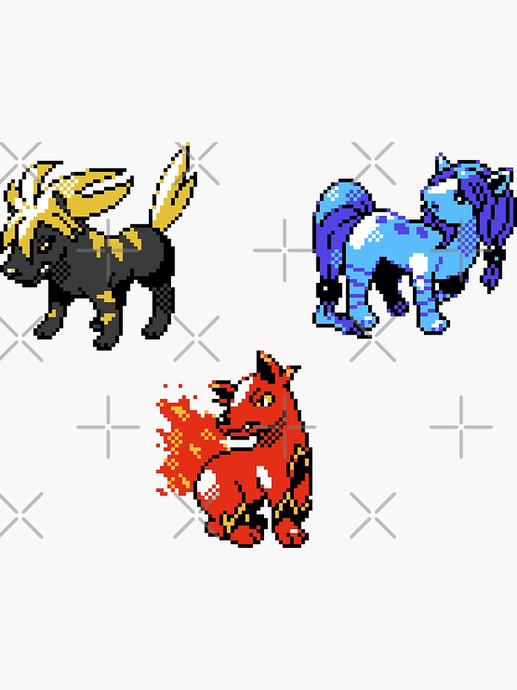 "Rai, Sui and En" Sticker by Highrool | Redbubble