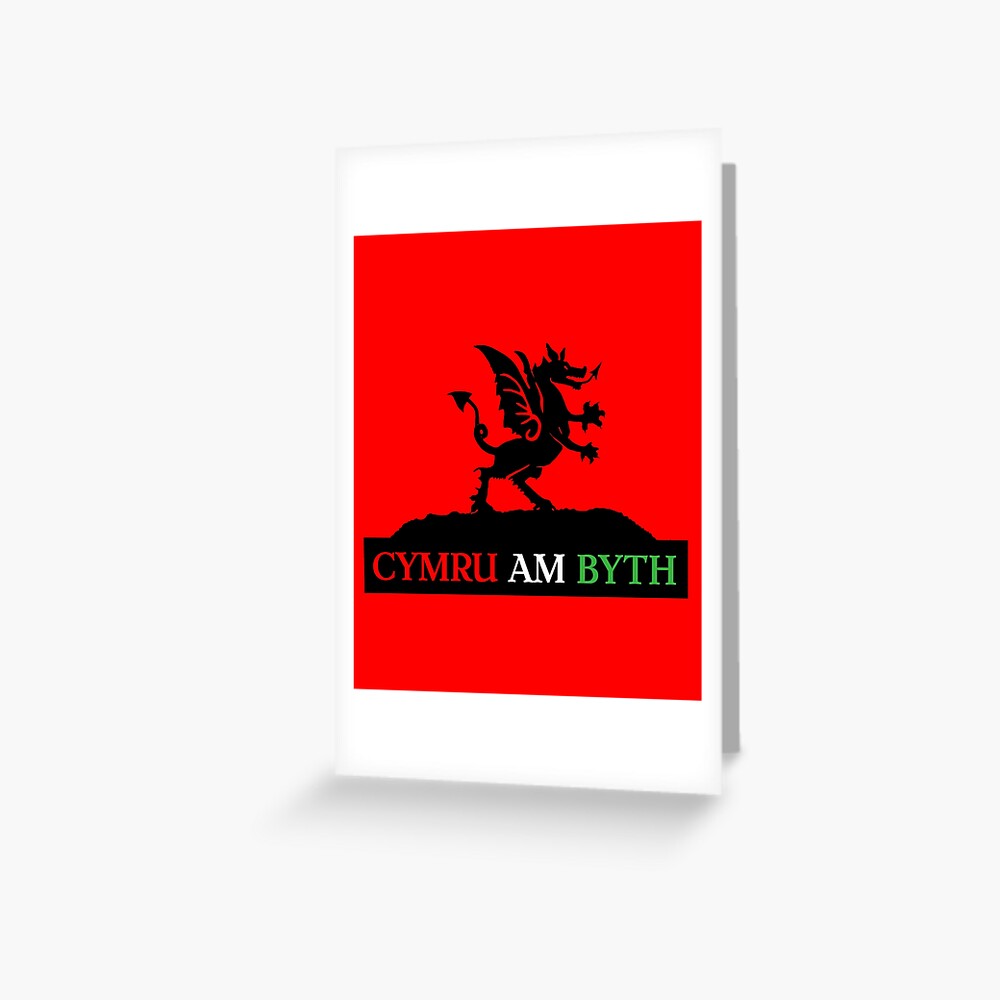 "Cymru Am Byth - St David's Day" Greeting Card by MandWthings | Redbubble