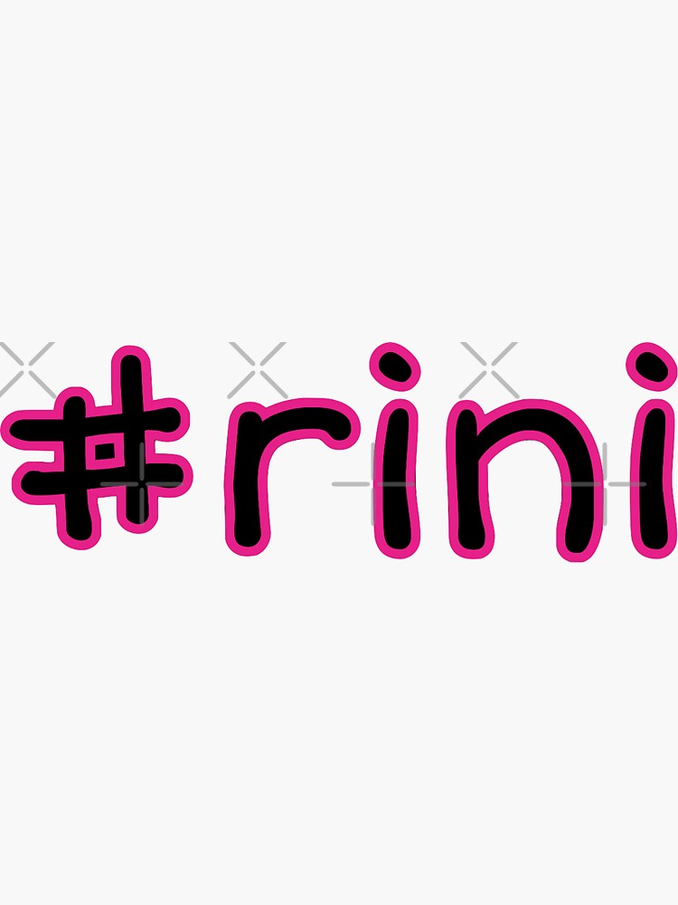 "#rini pink sticker " Sticker by puamelia22 | Redbubble
