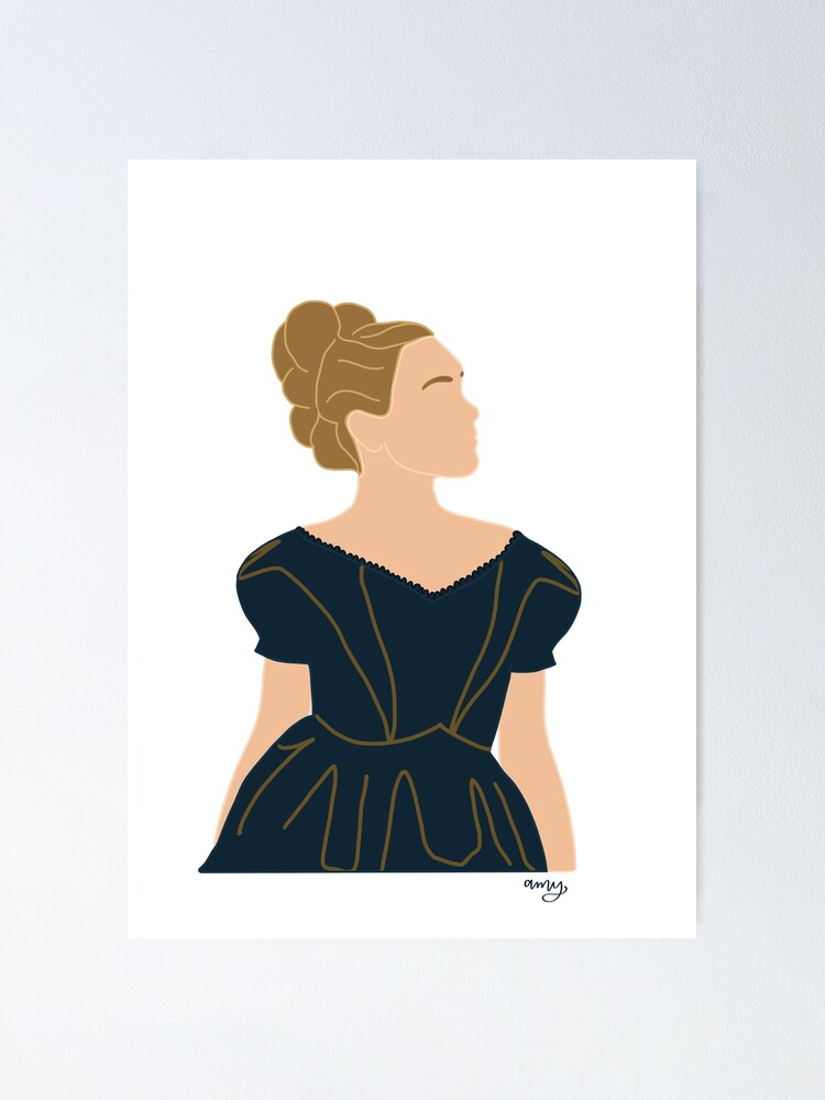 "Amy March Little Women Florence Pugh" Poster for Sale by annielinnart ...