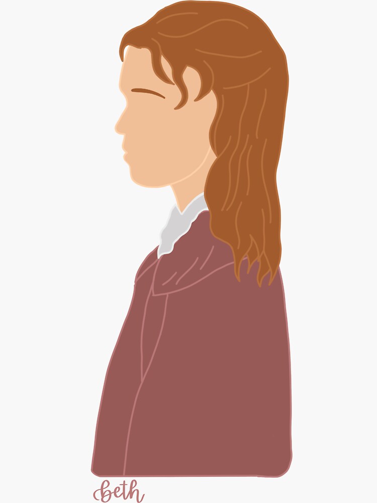 Beth March Little Women Eliza Scanlen Sticker For Sale By Annielinnart Redbubble