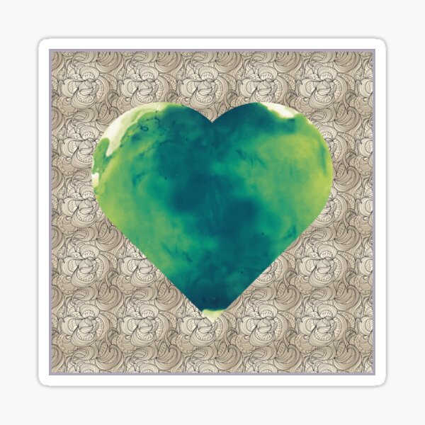 "Heart for Red Bubble" Sticker by safi0713 | Redbubble