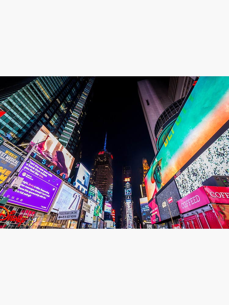 "Times Square" Sticker for Sale by DilatedPictures | Redbubble