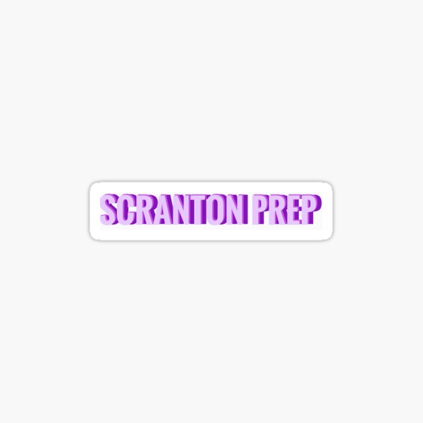 "Scranton Prep " Sticker by catiecollins | Redbubble