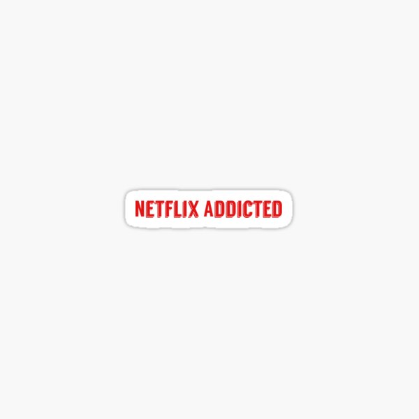 "Netflix" Sticker for Sale by readerfromgod | Redbubble