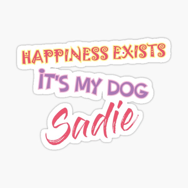 "Dog Sadie" Sticker for Sale by oleo79 | Redbubble