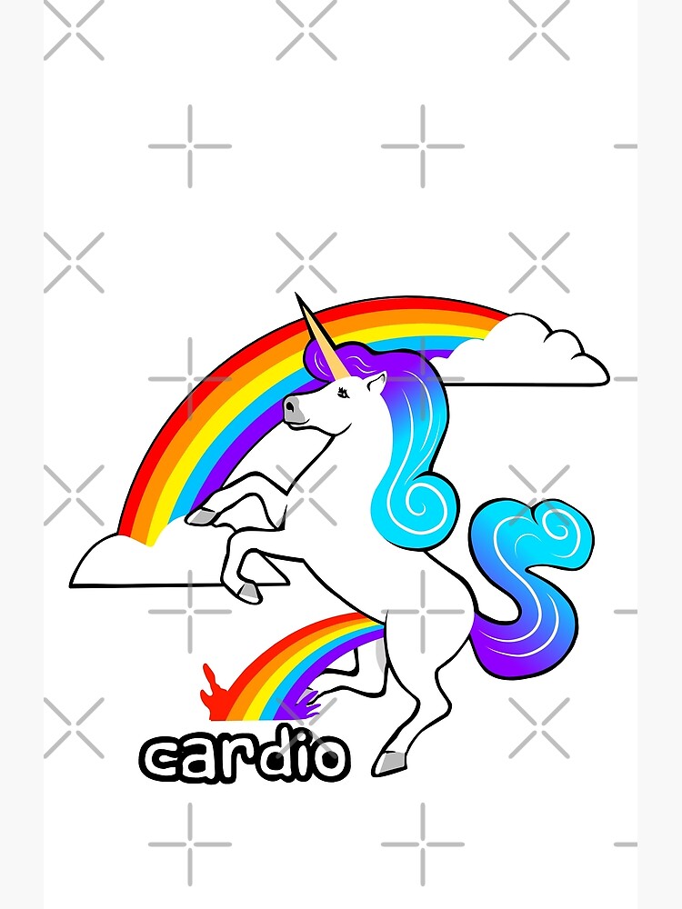 "cardio funny fitness jokes" Poster for Sale by TimAddisonArt | Redbubble