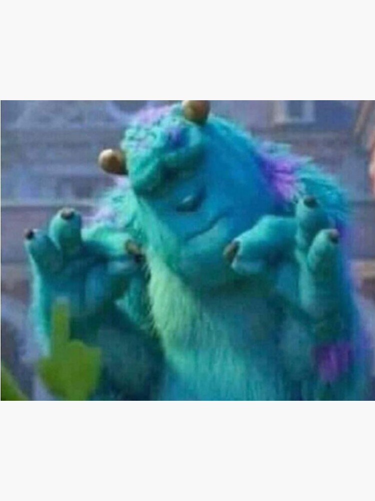 "Sully Monsters Inc just right" Sticker by Husbandry | Redbubble