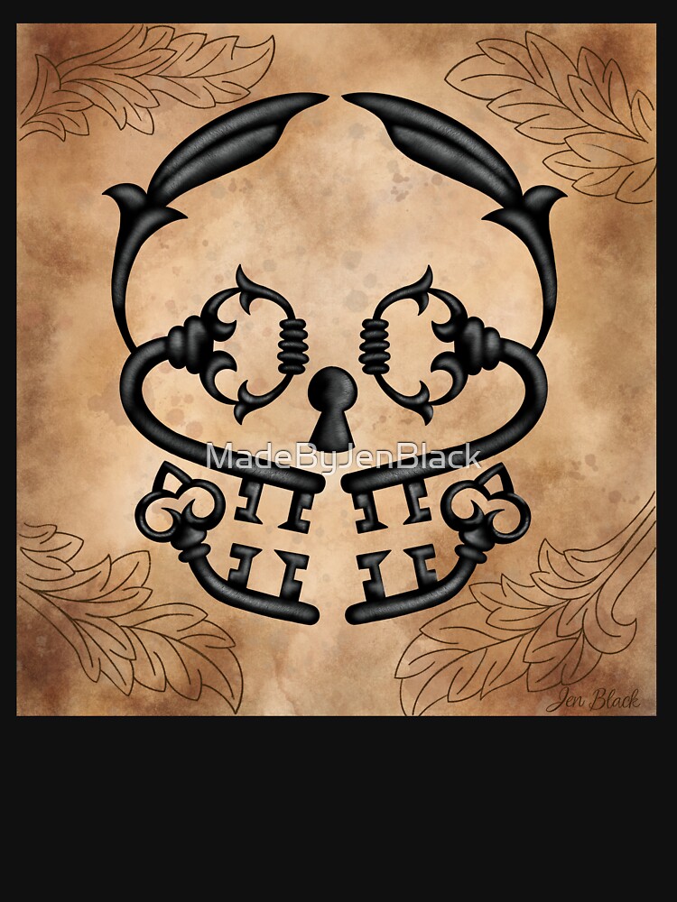 "Skeleton Key" T-shirt by MadeByJenBlack | Redbubble