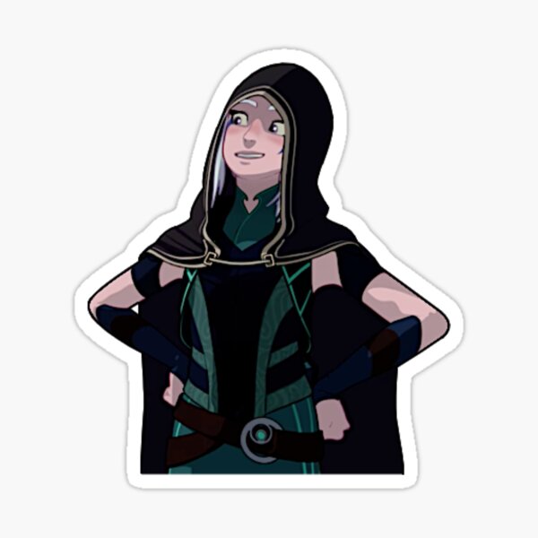 "human rayla" Sticker for Sale by -baden | Redbubble