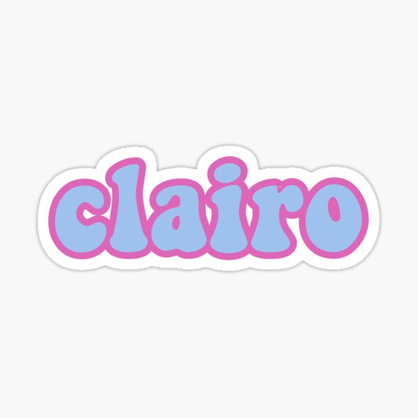 "Clairo Sticker" Sticker for Sale by jadaamayo | Redbubble