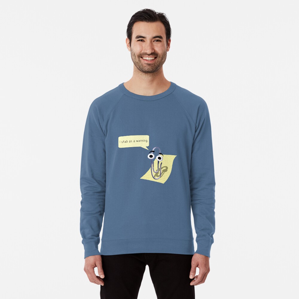 "Clippy Warning" Sticker for Sale by mappsart | Redbubble