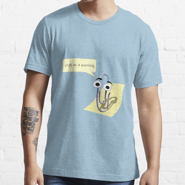 "Clippy Warning" T-shirt for Sale by mappsart | Redbubble | clippy t ...