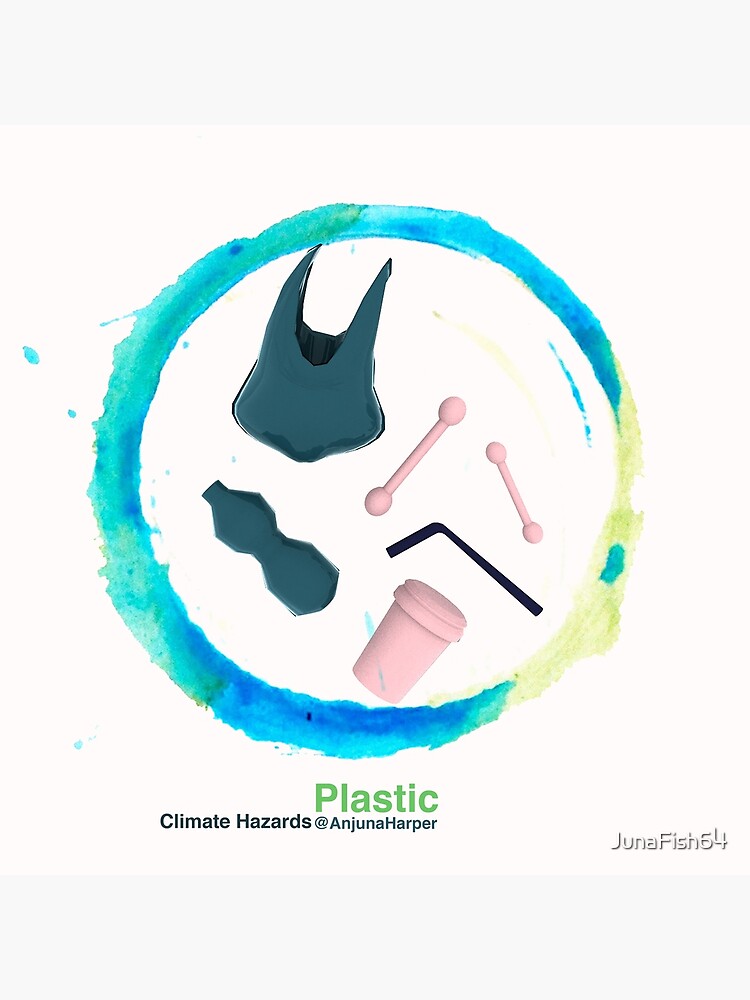 "Climate Hazards ; Plastic" Poster by JunaFish64 | Redbubble