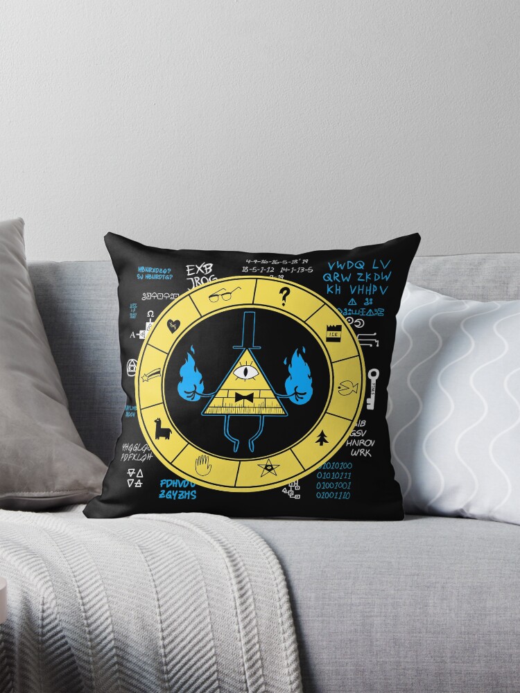 "Gravity Falls - Bill Cipher Zodiac" Pillow for Sale by Nabil Afnan ...
