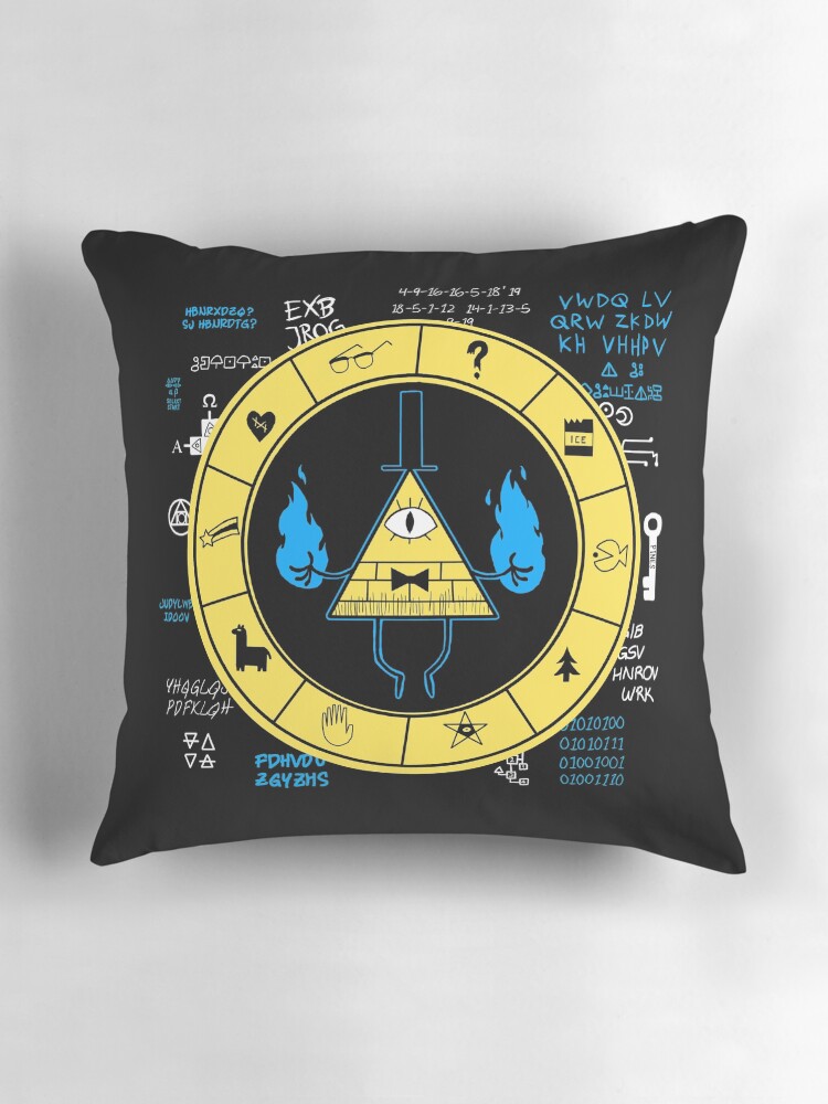 "Gravity Falls - Bill Cipher Zodiac" Pillow for Sale by Nabil Afnan ...