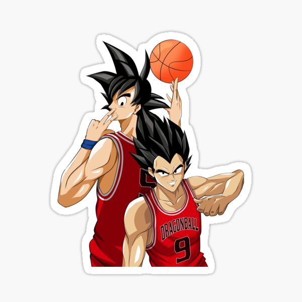"Dragonball Z - Basketball- NBA" Sticker by Tzesty | Redbubble