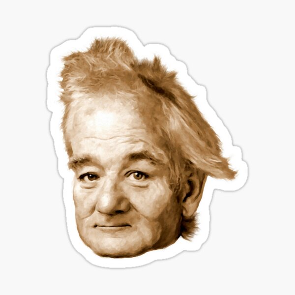Bill Murray Portrait Stickers | Redbubble