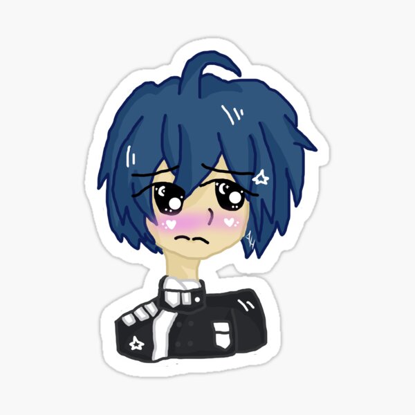 "Shuichi Saihara DRV3 Sticker " Sticker for Sale by ShuichiFan | Redbubble