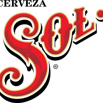 "Sol Mexican Beer" Sticker for Sale by estudio3e | Redbubble
