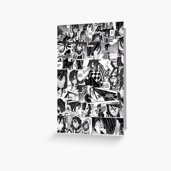 "Demon Slayer Obanai Iguro Collage" Greeting Card by tatib0626 | Redbubble